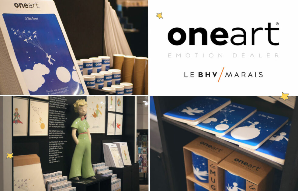 The Little Prince and Oneart at BHV Marais! - Le Petit Prince